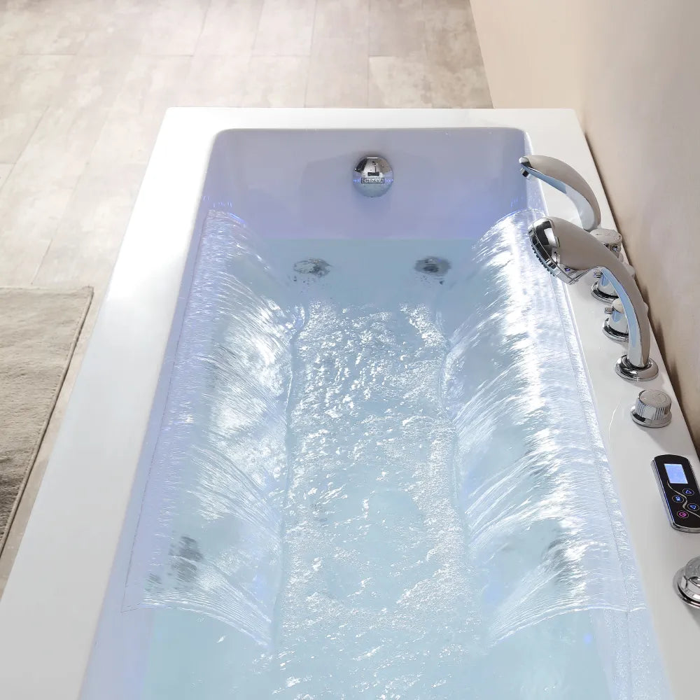 led whirlpool bath