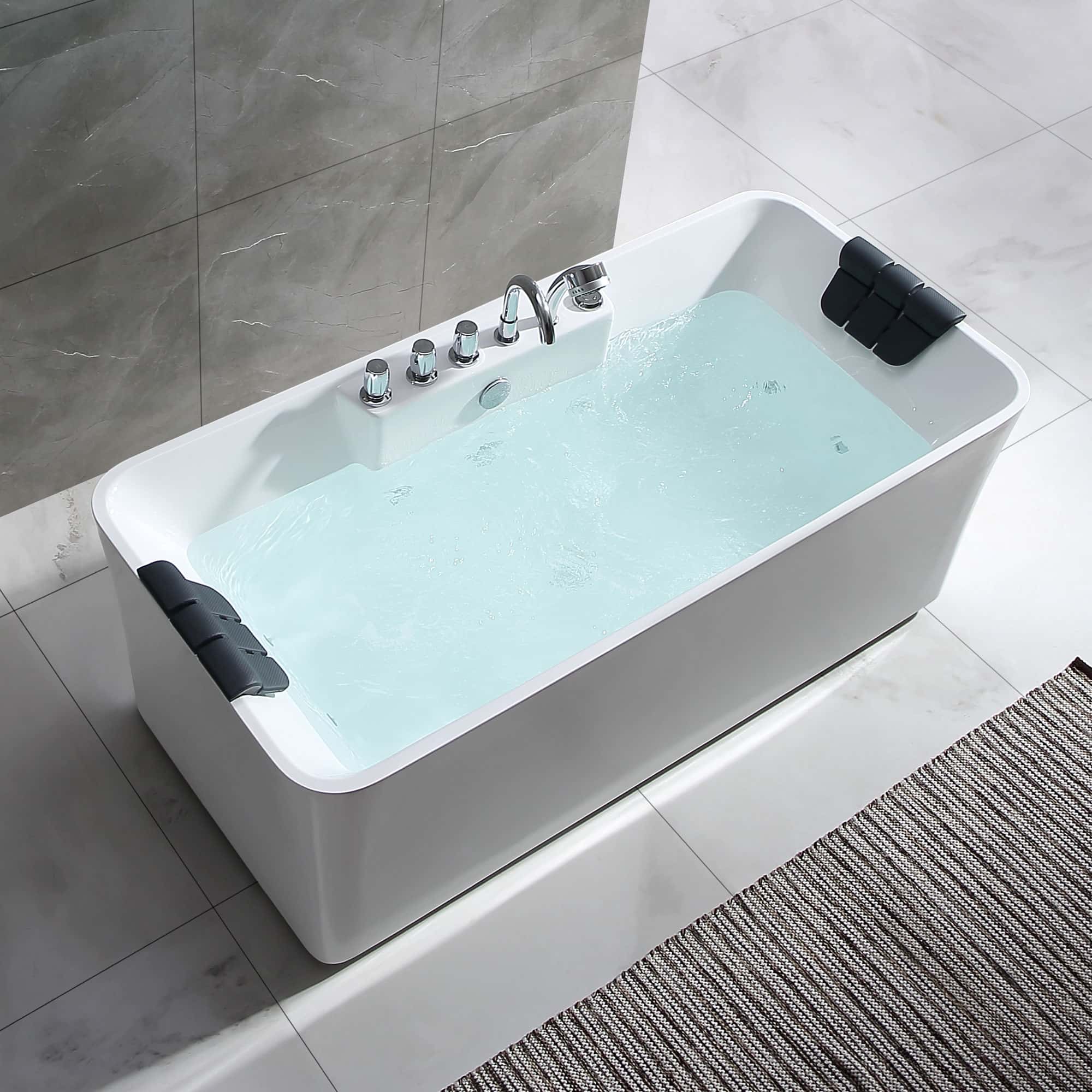 Stretch out and destress in our spacious 59” jetted tub.Your home spa ...