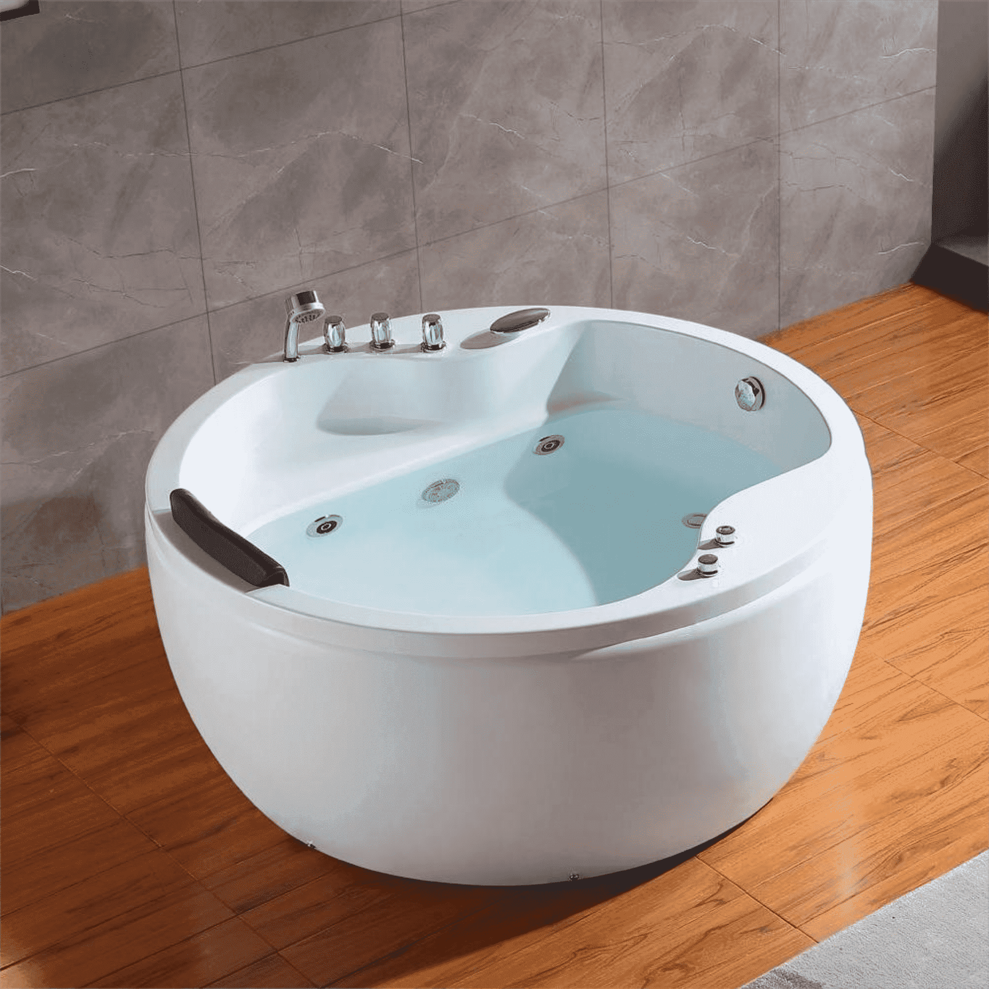 Enjoy the Perfect Soak with a Well-Designed Round Jetted Tub – ibathtub