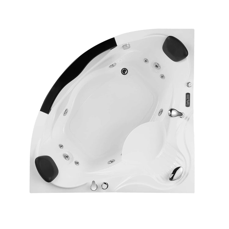 Jetted Tub | 59 Inch Whirlpool Freestanding Triangle Tub, Corner ...