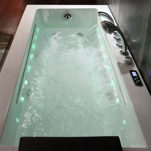 Modern Lighted Whirlpool Jet Tub – ibathtub