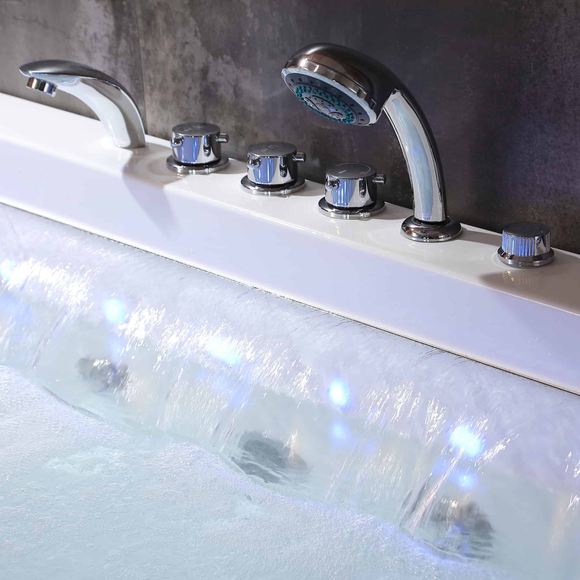 Modern Lighted Whirlpool Jet Tub – ibathtub