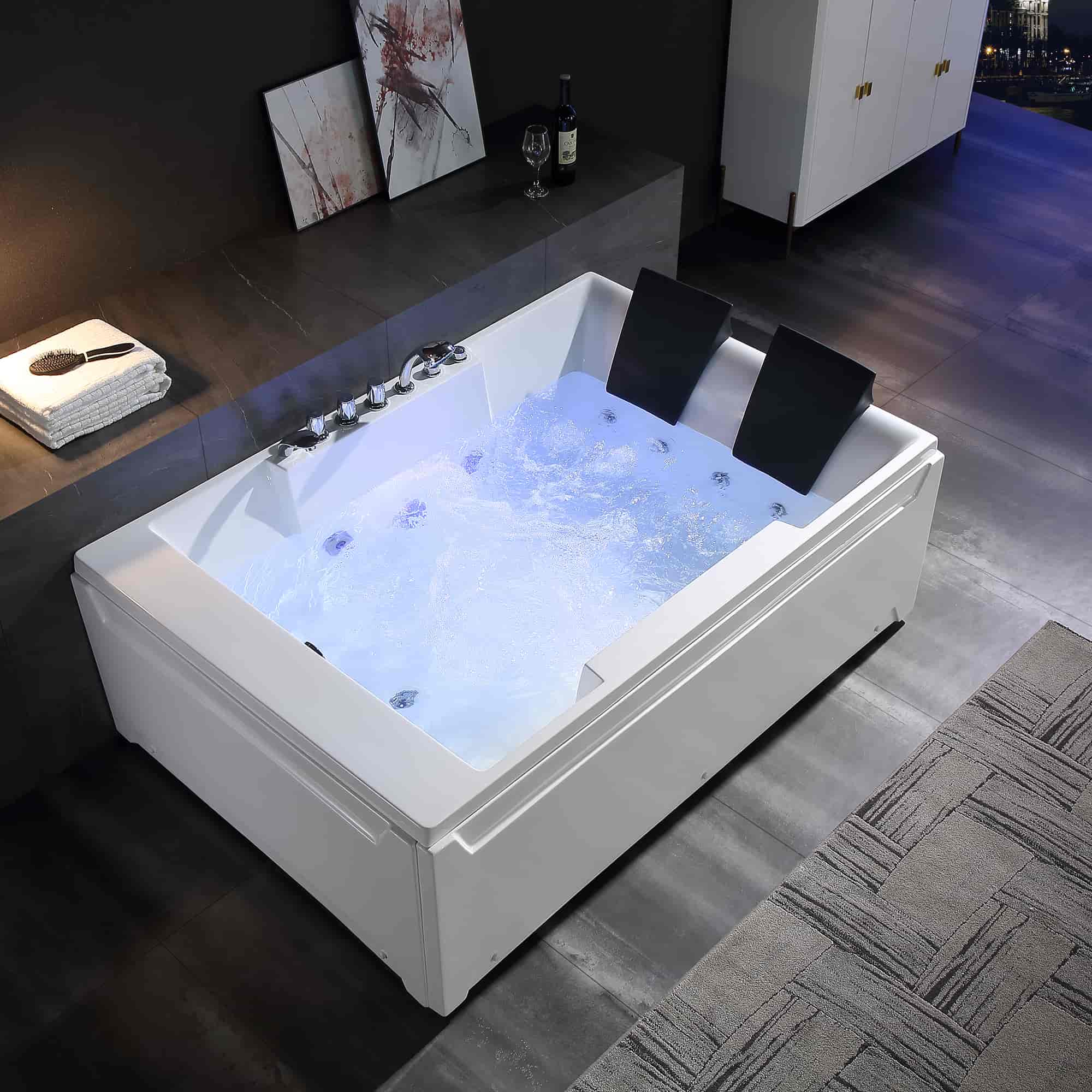Relaxing Together: The Best 2 person Whirlpool Tub for Couples – ibathtub